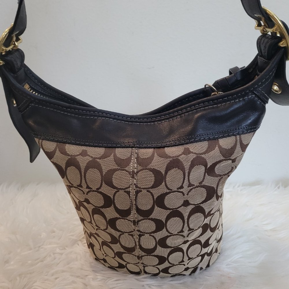 Coach Signature Duffle Bleeker Hobo Bucket Bag, Style… - Gem